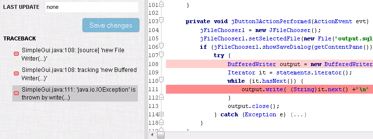 C C Traceback Example In Klocwork Static Code Analysis